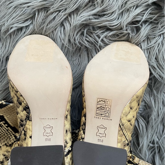 Tory Burch | Shoes | Tory Burch Pull On Snake Embossed Leather Knee ...